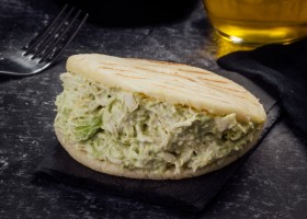 Receta Arepa de jamón y queso sencilla | Cocina rico
