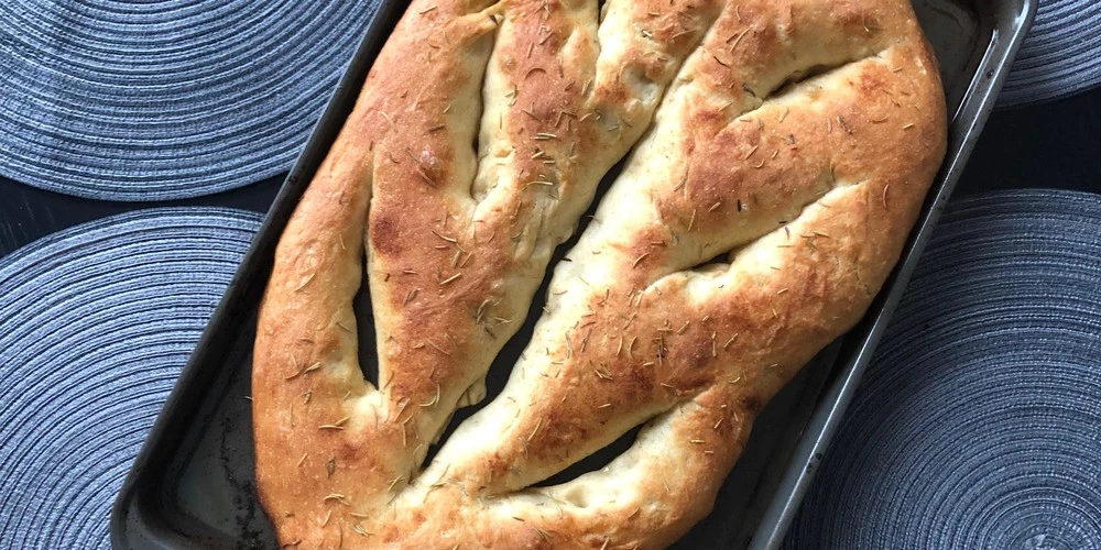 Receta Pan fougasse con nueces sencilla | Cocina rico