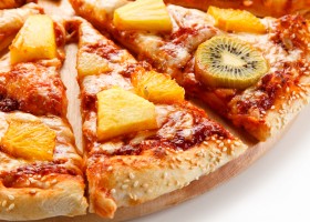 Receta Pizza con piña y maíz sencilla | Cocina rico