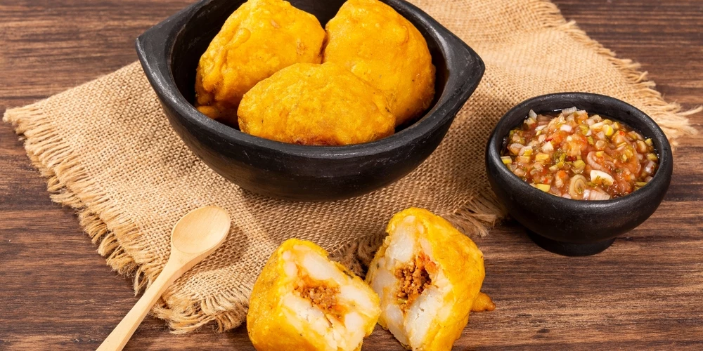 Receta Papas rellenas colombianas sencilla | Cocina rico